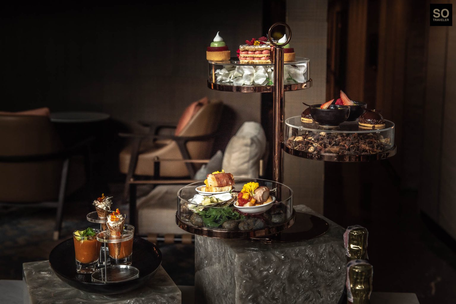 Signature Afternoon Tea Diplomat Bar Conrad Bangkok | SOtraveler.com