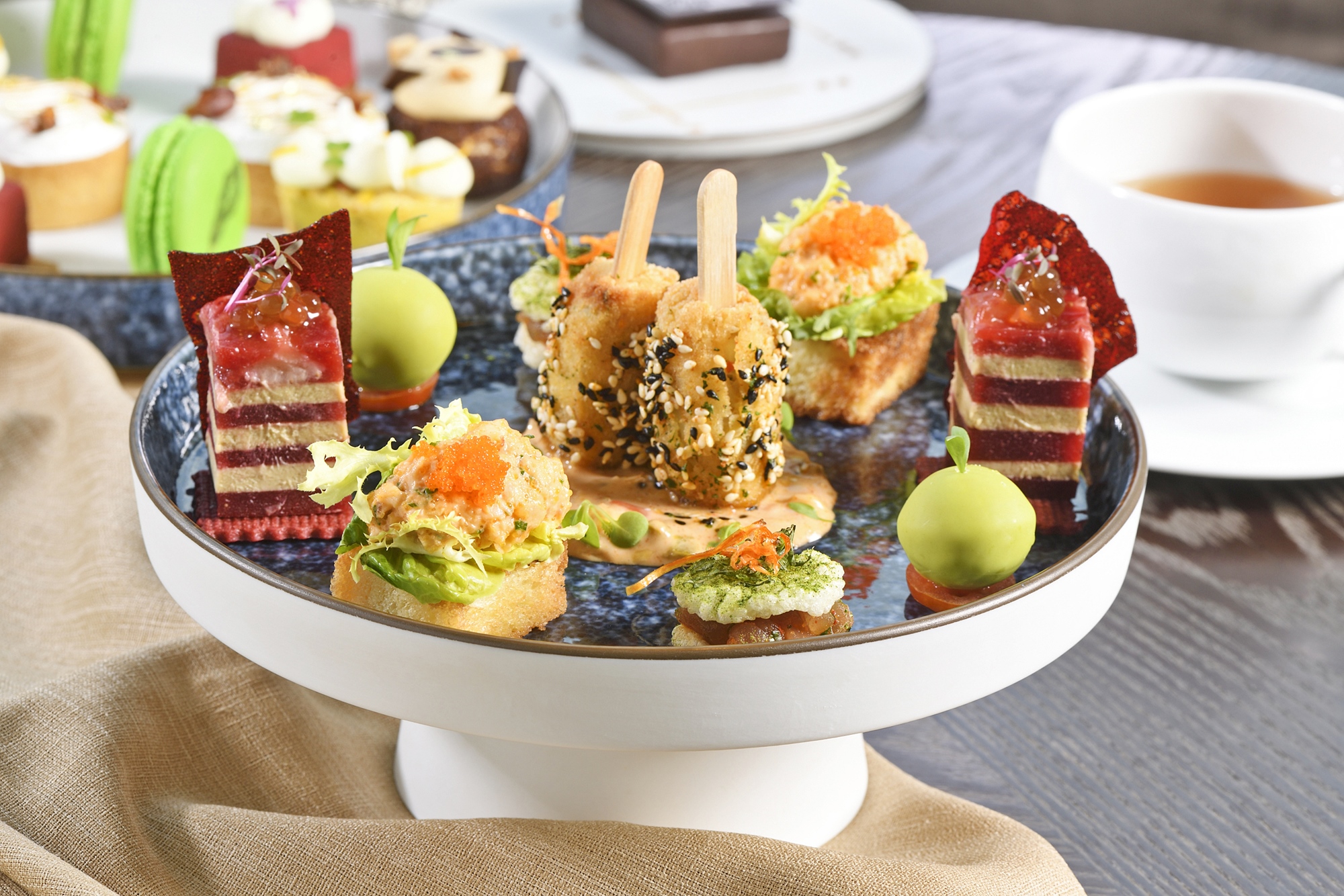 Waldorf Astoria Bangkok Iconic Afternoon Tea Set 2022 | SOtraveler.com