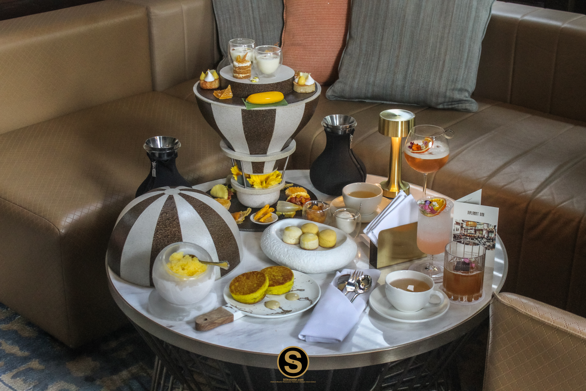 Honey Afternoon Tea at Diplomat Bar, Conrad Bangkok | SOtraveler.com